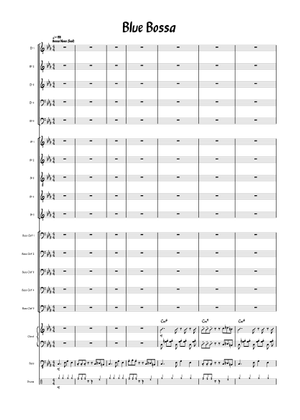 Bossa Azul, Partitura Principal, Eb Alto