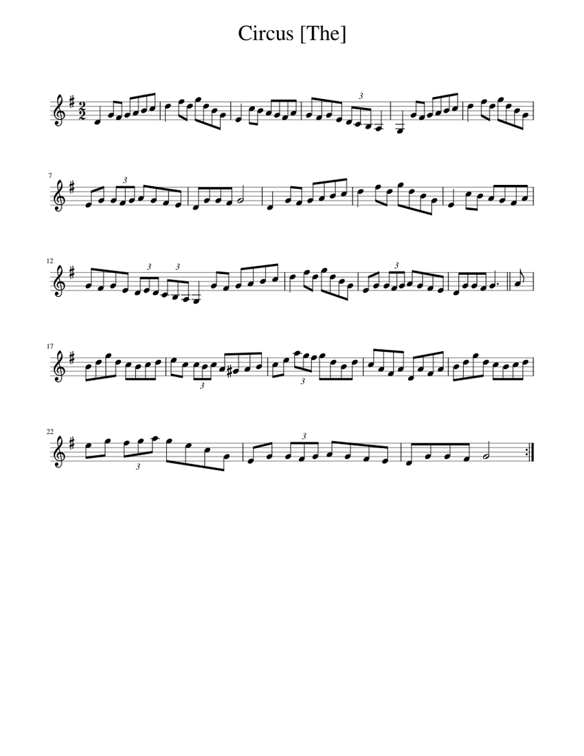 Circus [The] Sheet music for Piano (Solo) Easy | Musescore.com