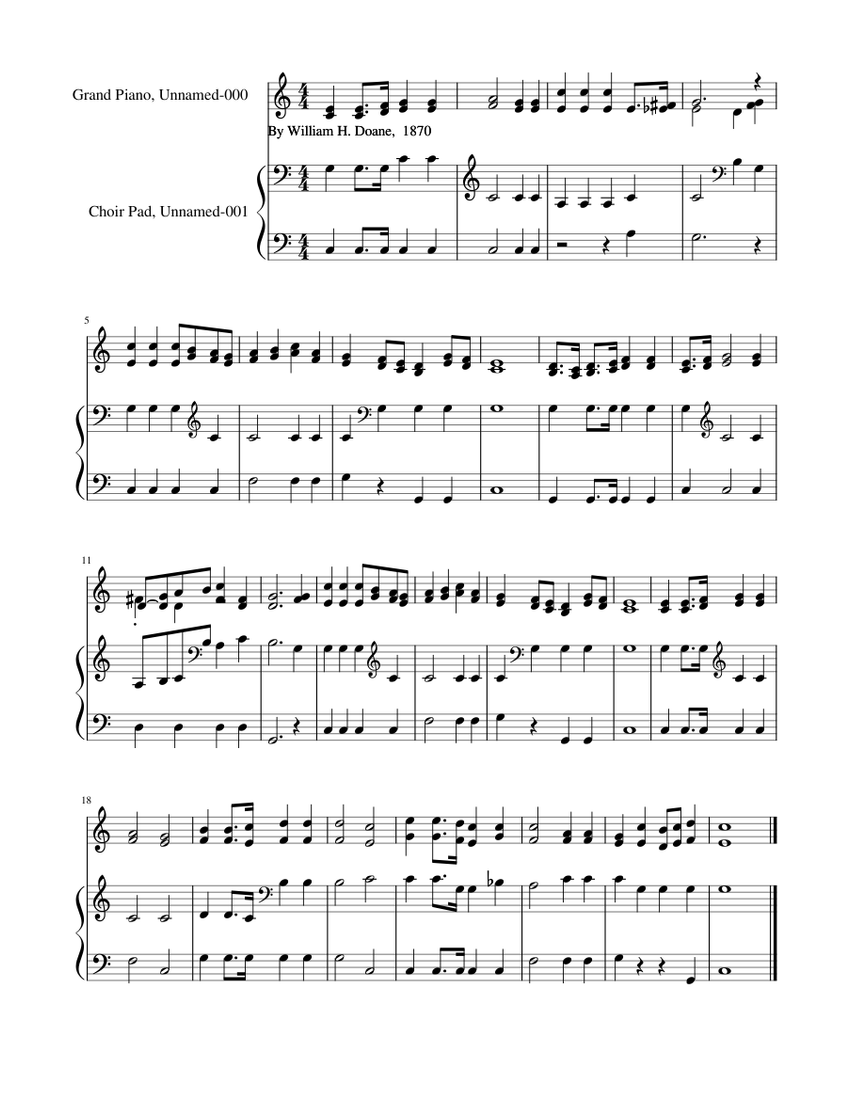 Diru la historion pri Kristo nun al mi - Kate Hankey Sheet music for ...