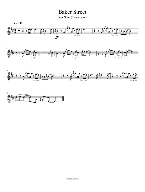 pocket saxophone notes