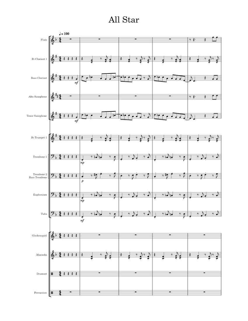 All_Star - piano tutorial