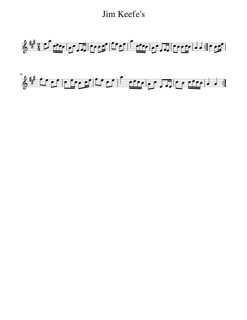 Jim Keefe's Sheet music for Piano (Solo) Easy | Musescore.com