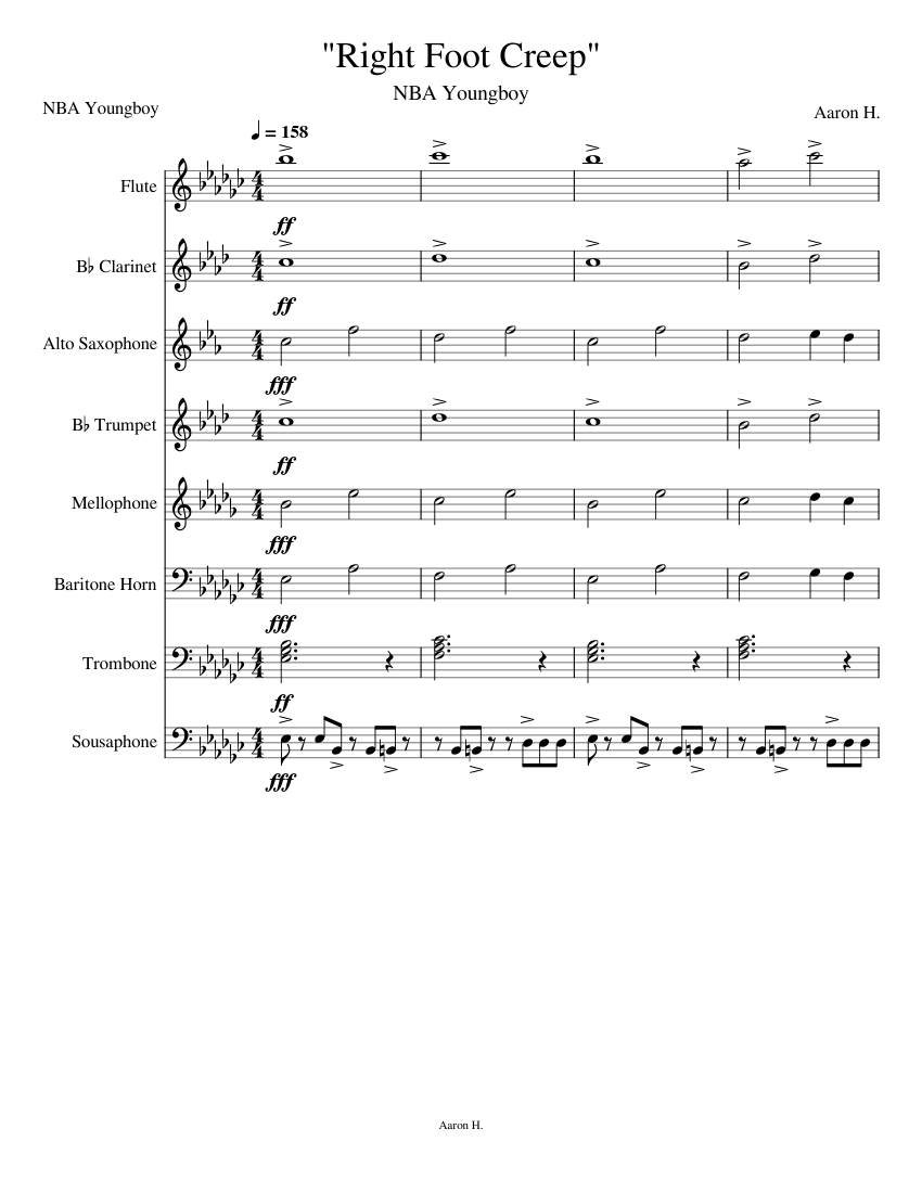 _Right_Foot_Creep_ - piano tutorial