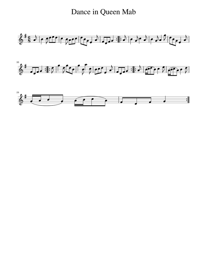 Dance in Queen Mab Sheet music for Piano (Solo) | Musescore.com