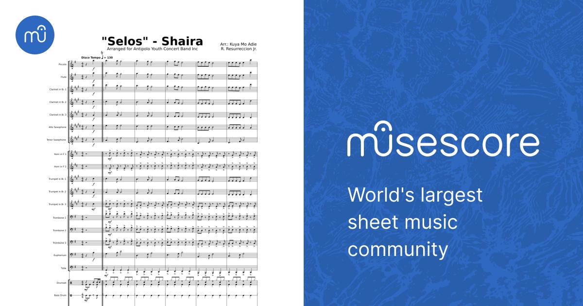 Selos - Shaira Sheet Music for Trombone, Tuba, Flute, Oboe & more ...