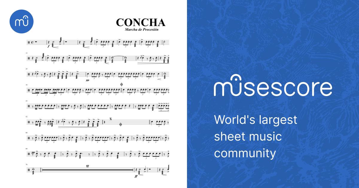 ´Concha Caja Sheet music for Rototom (Solo) | Musescore.com