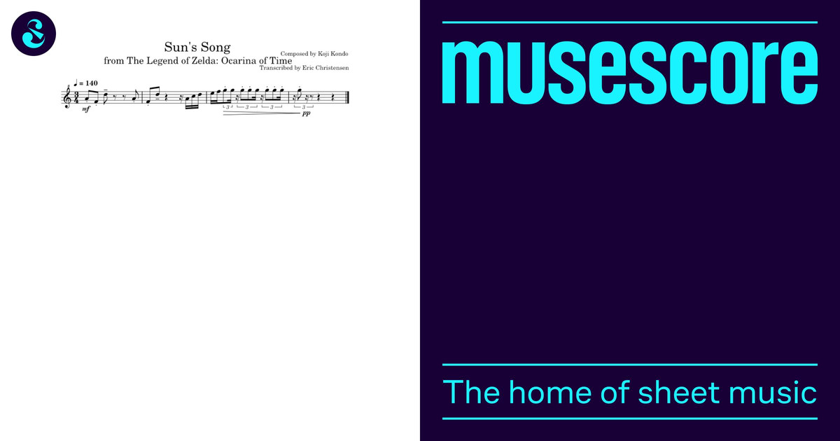 Sun's Song - Ocarina of Time Sheet Music for Contrabass (Solo ...