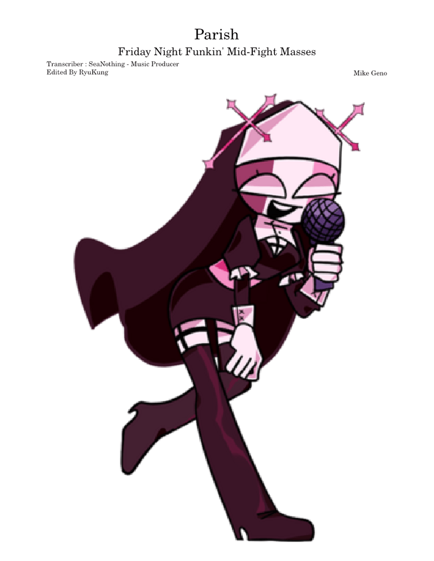 Parish – Friday Night Funkin' Mid-Fight Masses (Mike Geno) Sheet Music ...