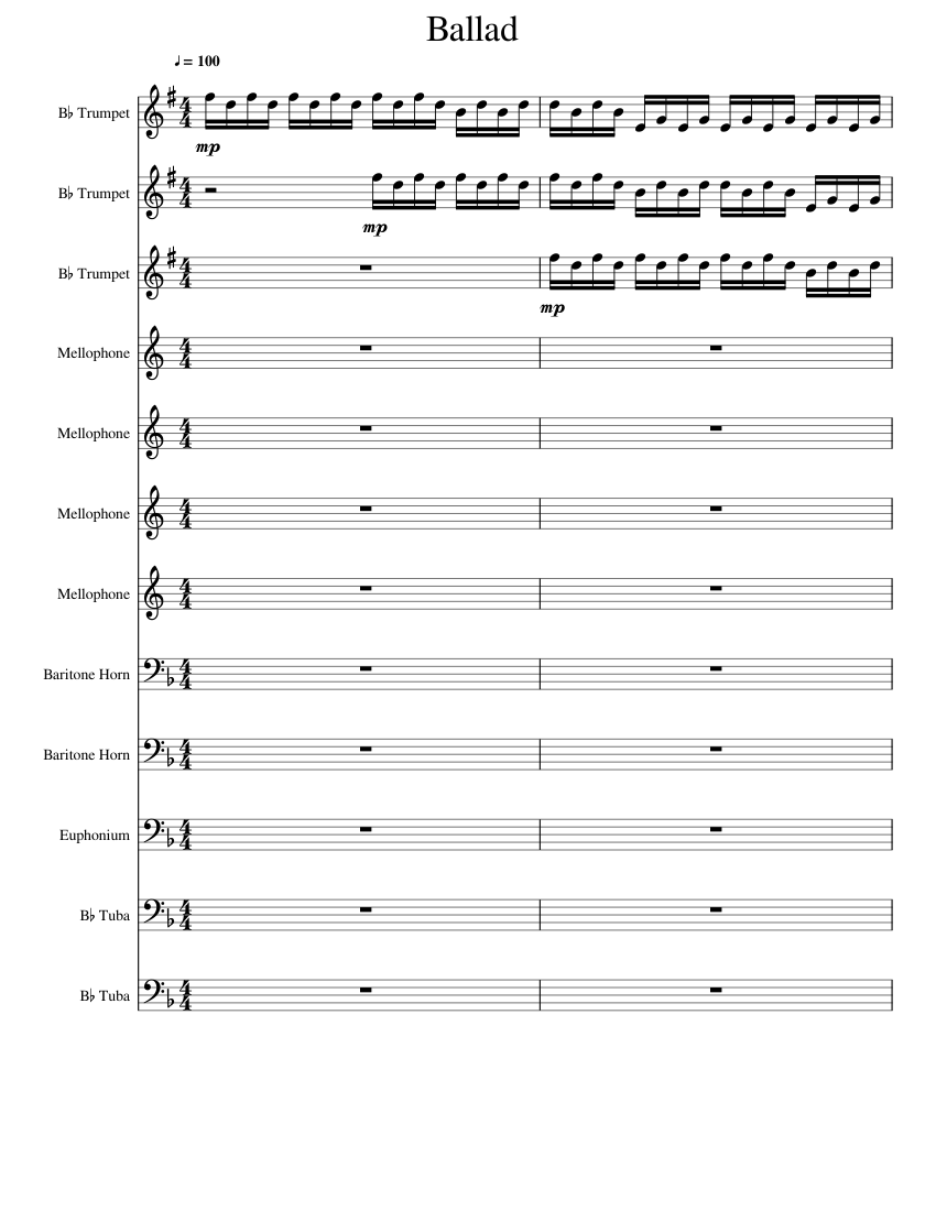 Ballad - piano tutorial