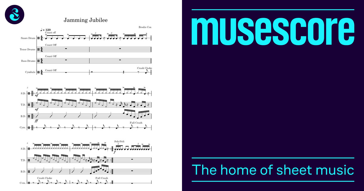 Jamming Jubileee Sheet music for Tuba, Synthesizer, Trumpet other ...