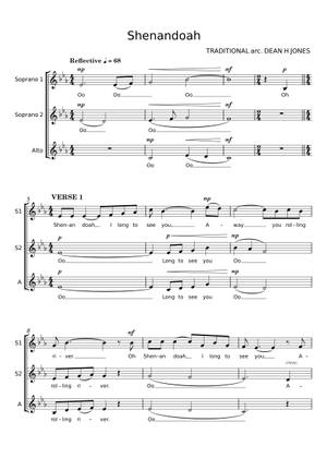 Partituras Oh Shenandoah Tabla De Acordes Partituras Ngulo Texto
