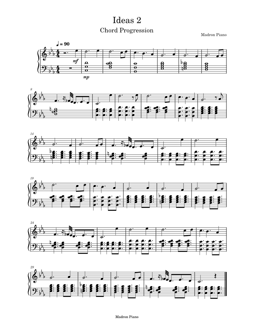 Ideas_2 Sheet music for Piano (Solo) Easy | Musescore.com