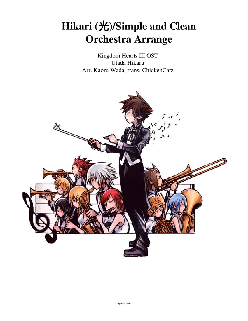 Hikari (光)/Simple and Clean Orchestra Arrange [WIP] Sheet Music for ...