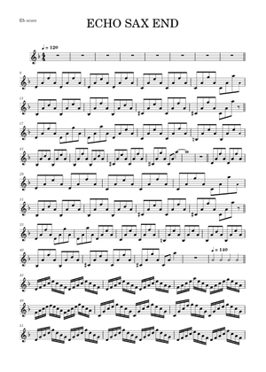 Echo Sax End – Caleb Arredondo Echo Sax End saxophone Alto complet ...