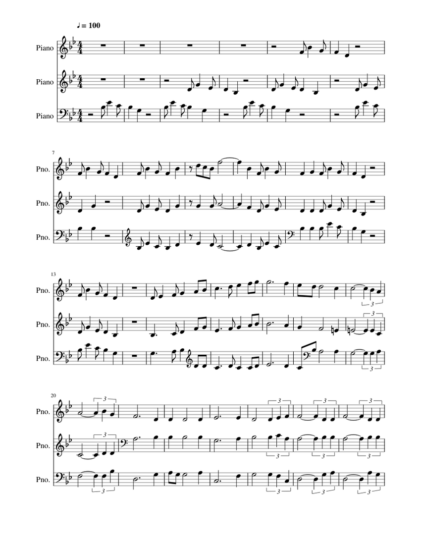 Jubla Sheet music for Piano (Mixed Trio) | Musescore.com