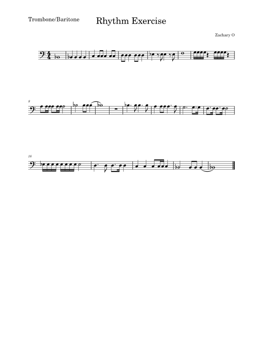 Rhythm Exercise - piano tutorial