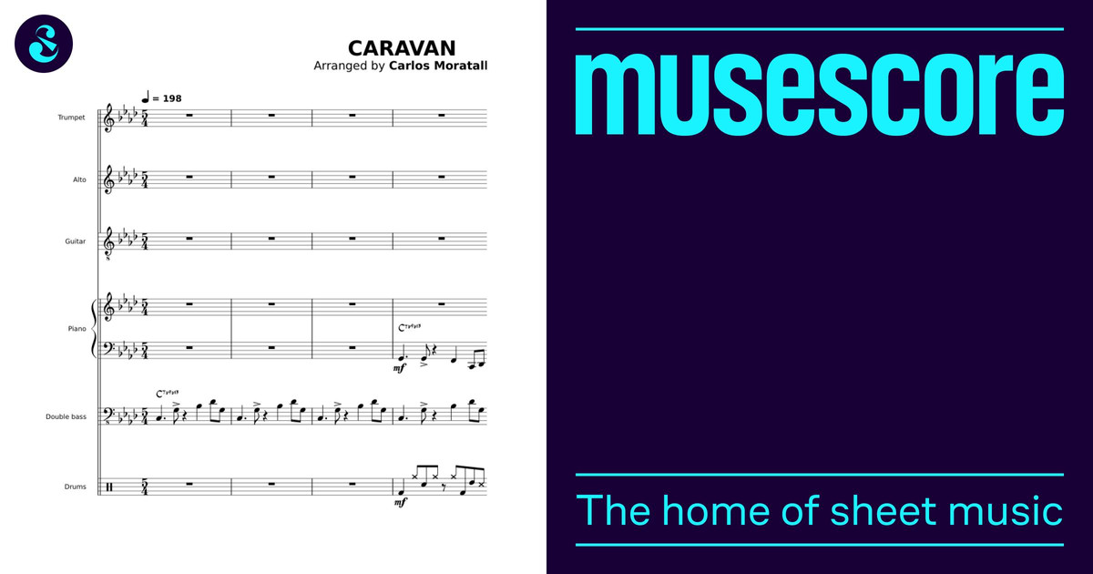 Caravan – Duke Ellington Sheet Music with Chords for Piano, French horn ...