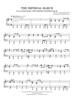 Play Official version of The Imperial March Sheet Music by John ...