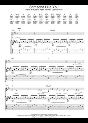 adele rumour has it chords