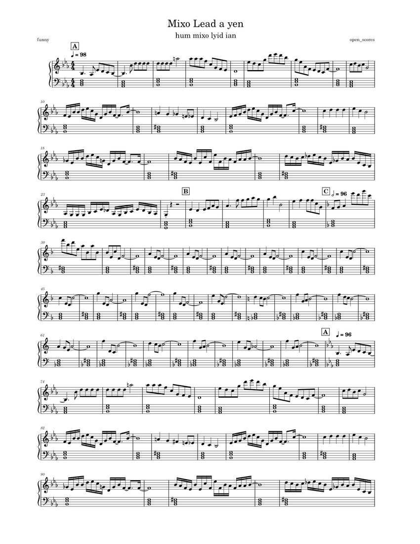 Mixo - open_scores - piano tutorial