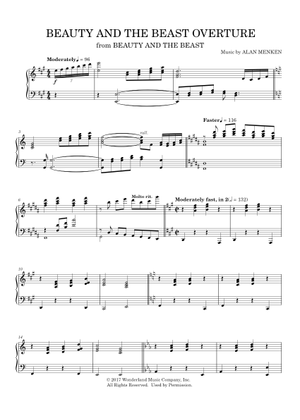 Play Official version of Overture (From "Beauty and the Beast"/Score ...
