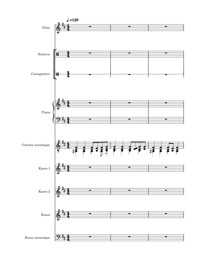 Stalker's Tango – Autoheart Sheet Music for Piano, Kazoo, Flute, Guitar ...