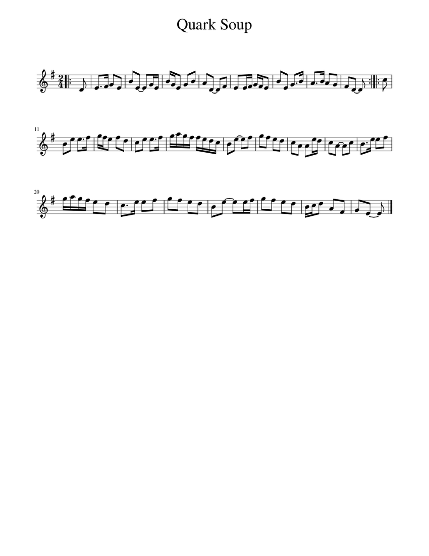 Quark Soup Sheet music for Piano (Solo) Easy | Musescore.com