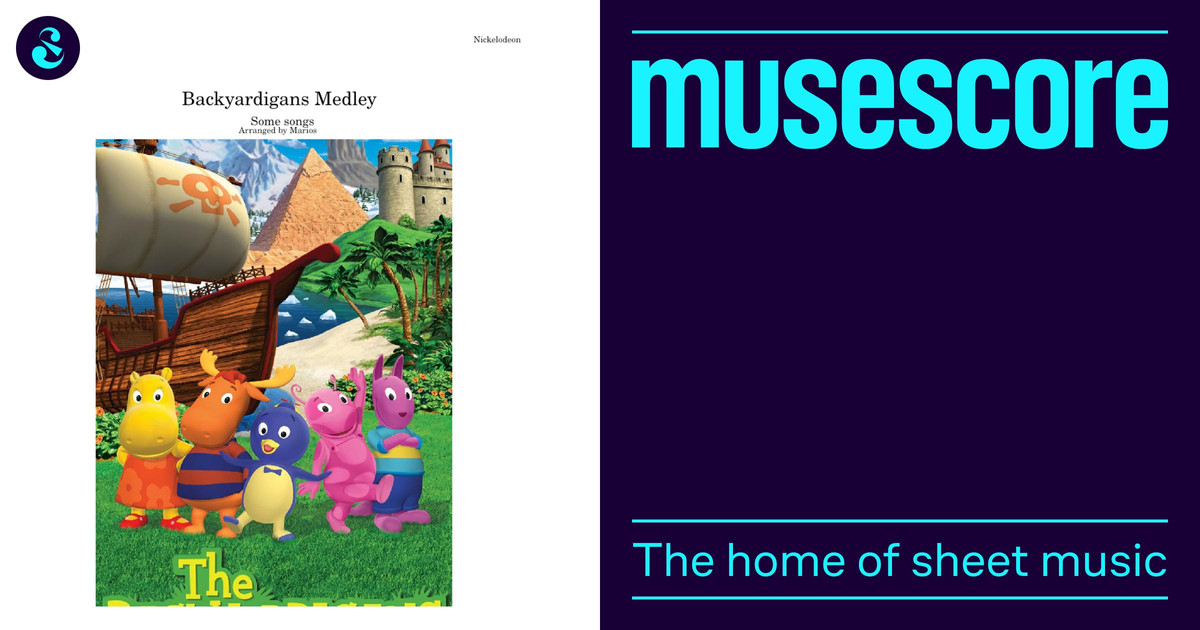 Backyardigans Theme – Misc Cartoons Sheet Music for Piano (Solo ...