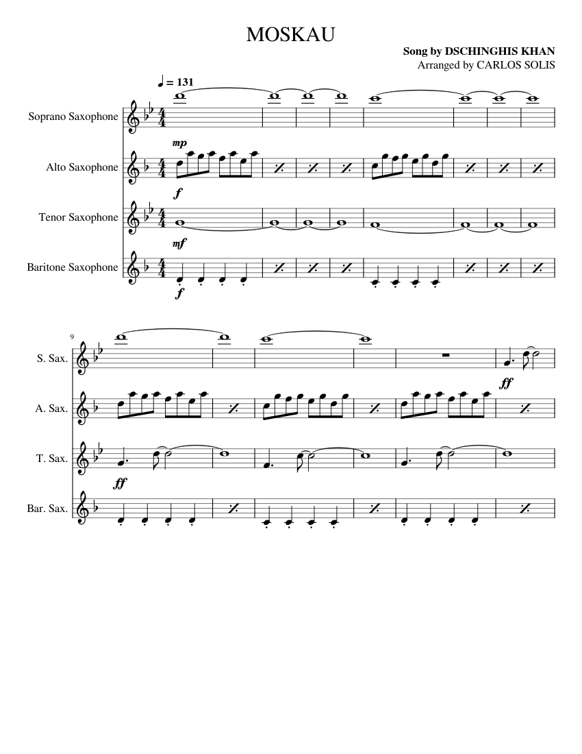 MOSKAU by CARLIT0CHURRIT0 - piano tutorial