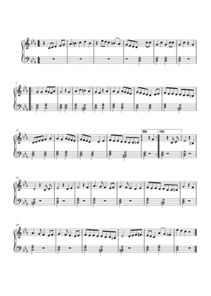 Wa Habibi (وا حبيبي) – Fairouz Sheet Music for Piano (Solo) easy ...