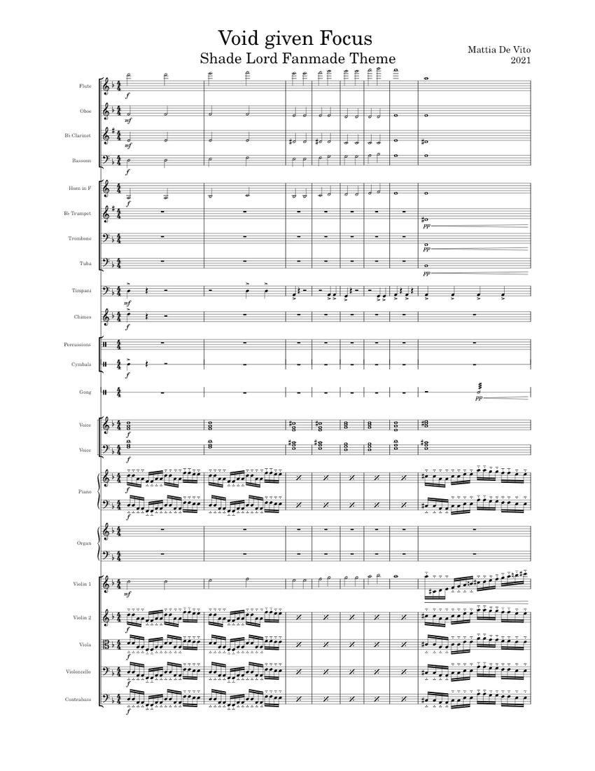 Void_given_Focus Sheet music for Piano, Trombone, Organ, Tuba & more instruments (Mixed Ensemble ...