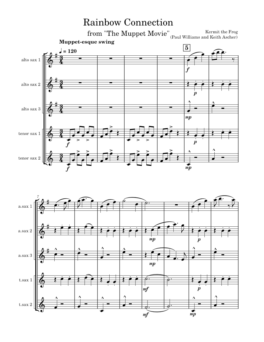 The Rainbow Connection – Paul Williams and Kenneth Ascher (from The ...