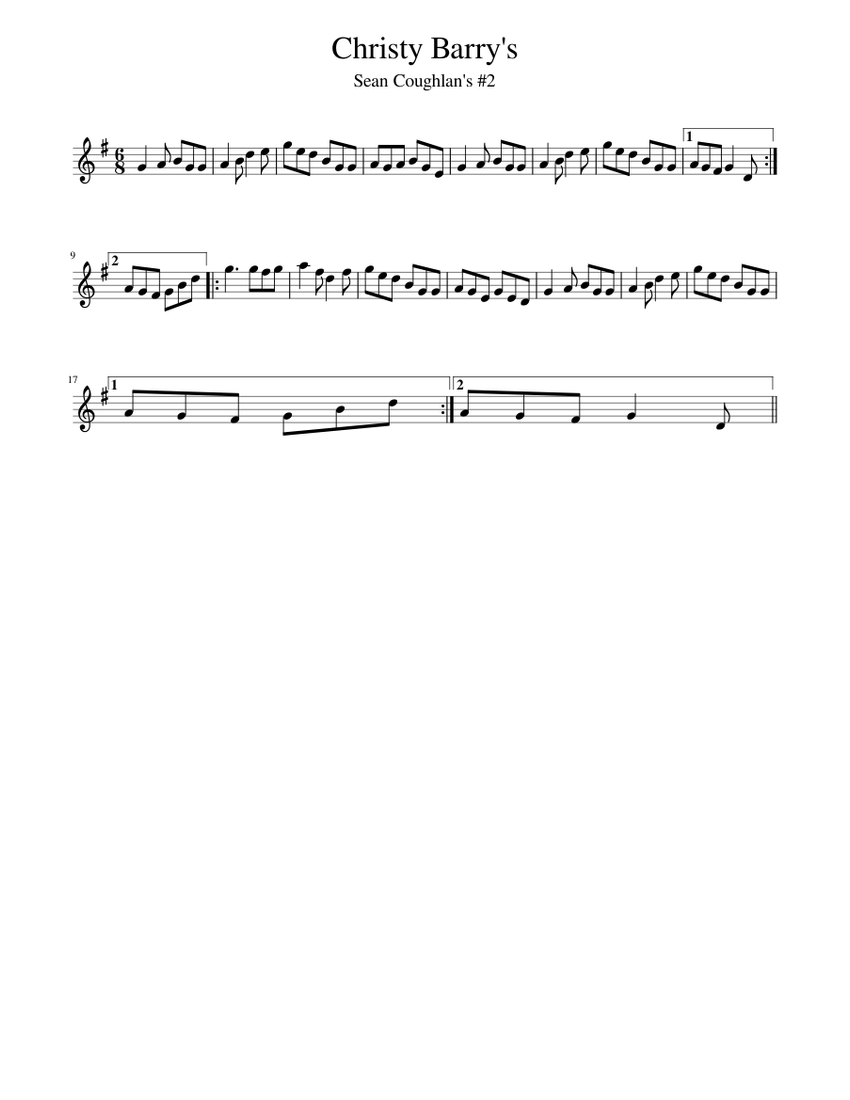 Christy Barry's Sheet music for Piano (Solo) Easy | Musescore.com