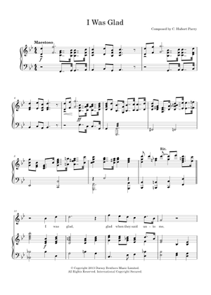 I was Glad – Charles Hubert Hastings Parry ...