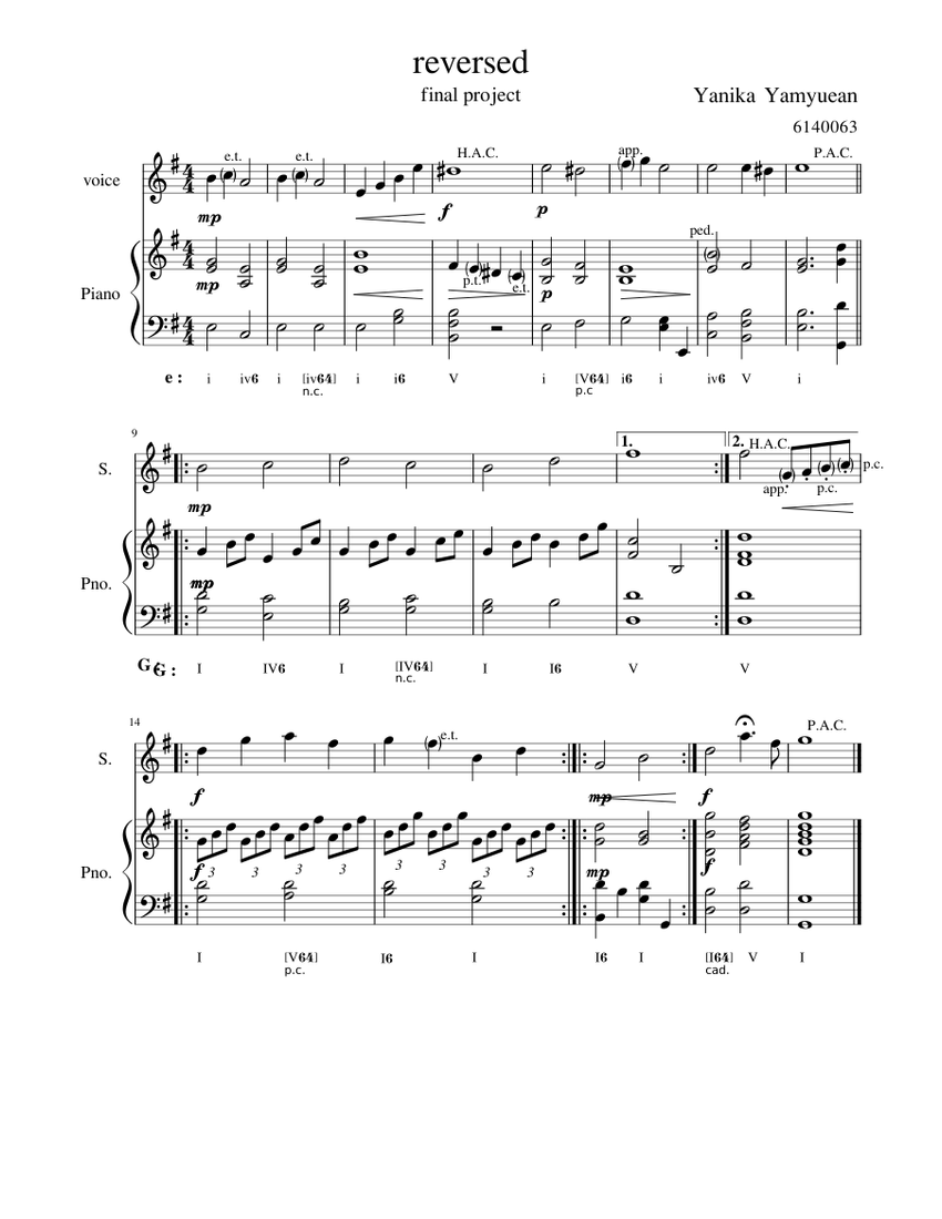 reversed - piano tutorial