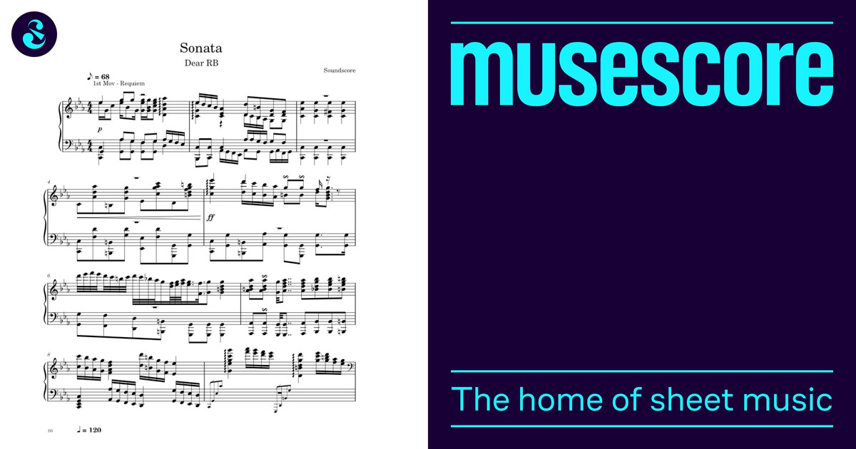 Sonata – Soundscore Sheet music for Piano (Solo) | Musescore.com