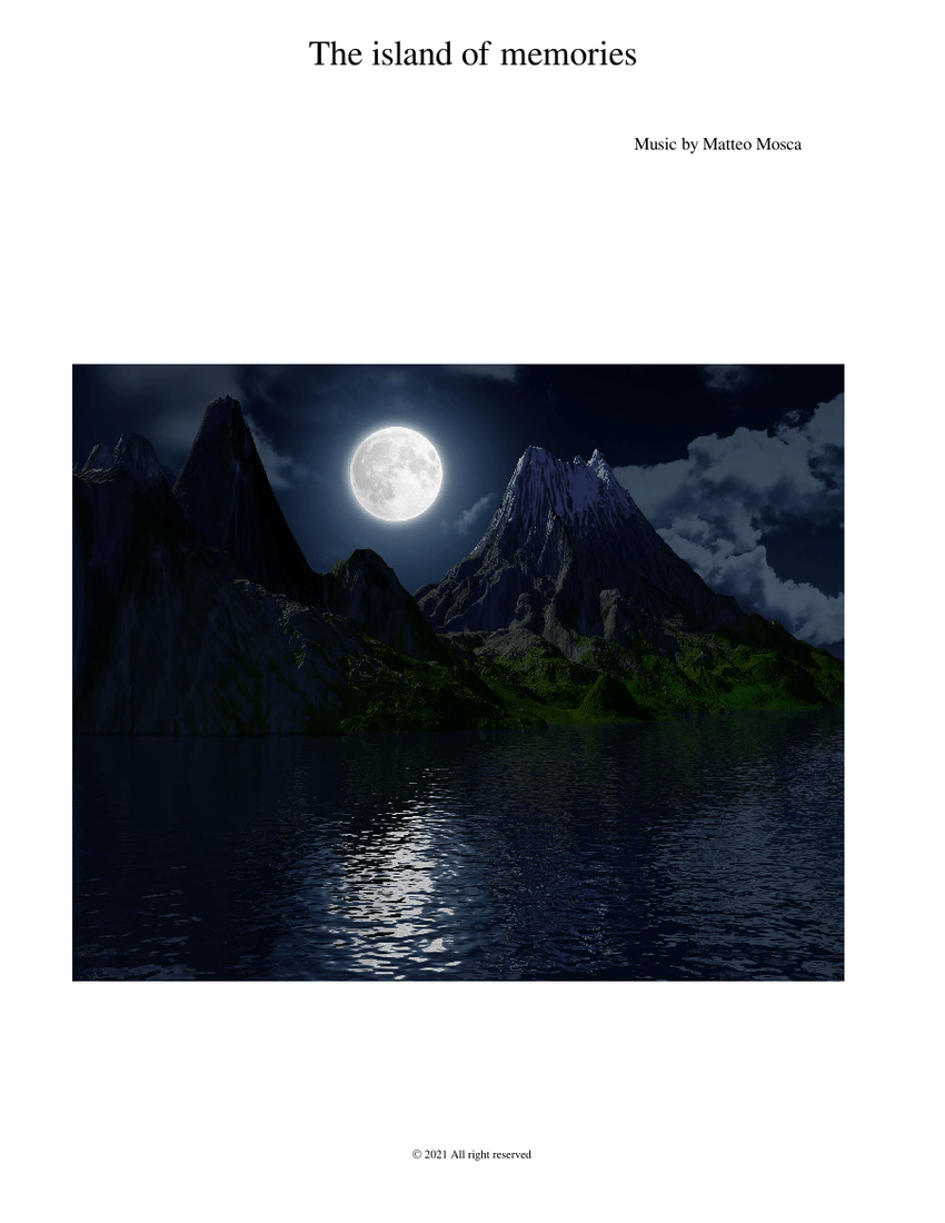 The island of memories – Matteo Mosca Sheet music for Piano, Trombone ...