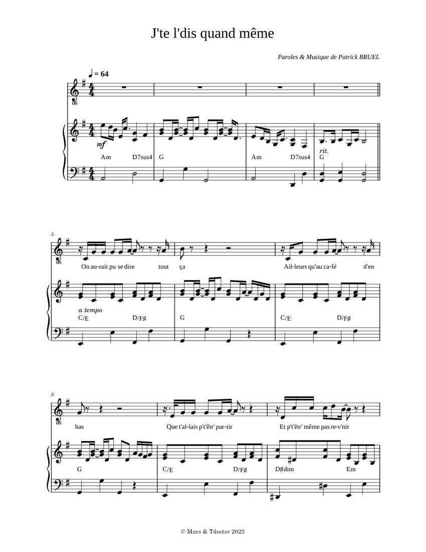 J'Te L'Dis Quand Même – Patrick Bruel Patrick Bruel J'te_l'dis_quand ...