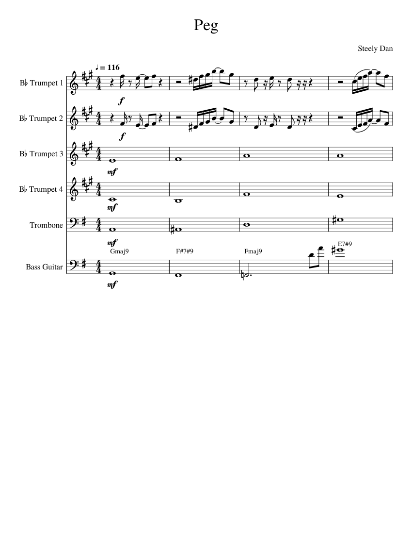 Peg - piano tutorial