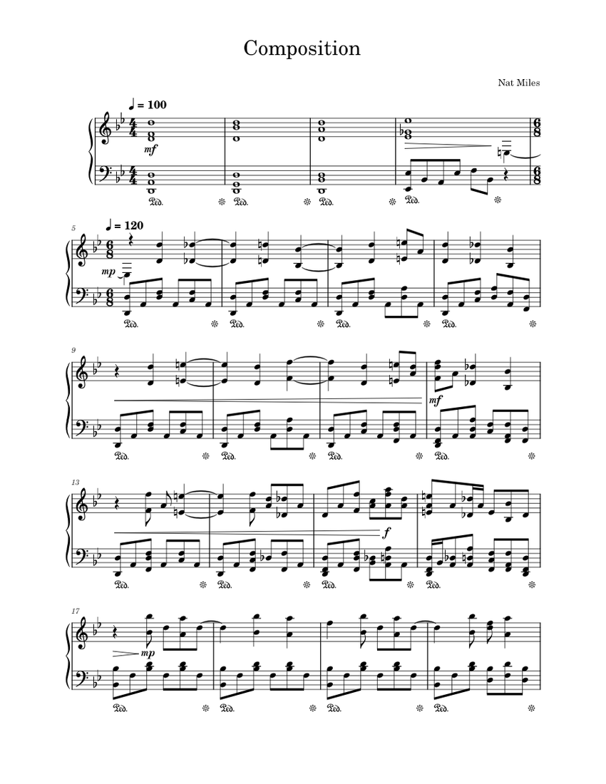 Composition Sheet music for Piano (Solo) | Musescore.com