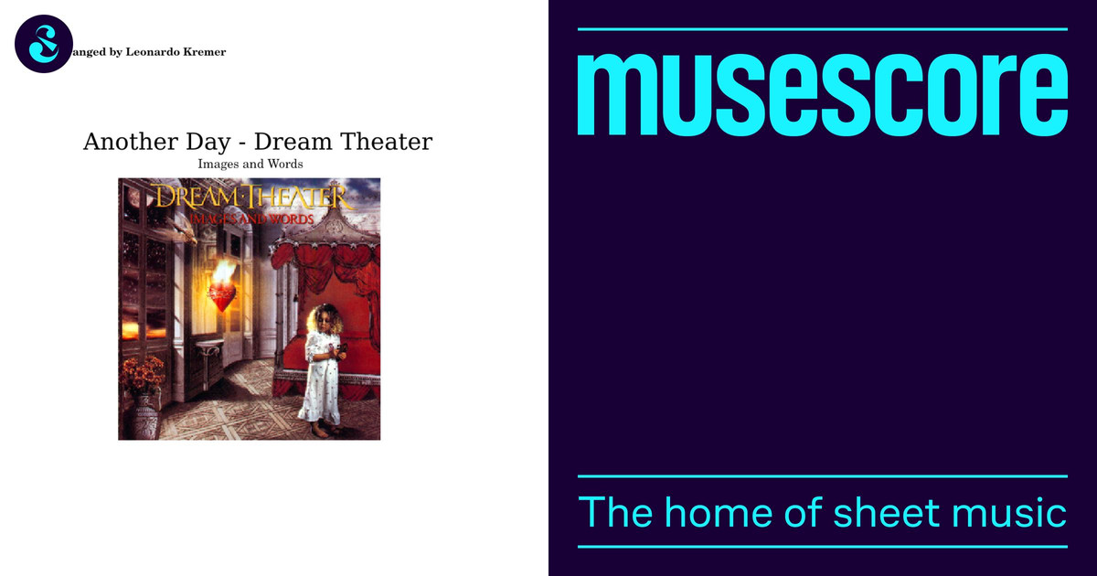 Another Day - Dream Theater Sheet music for Piano, Violin, Guitar, Bass ...