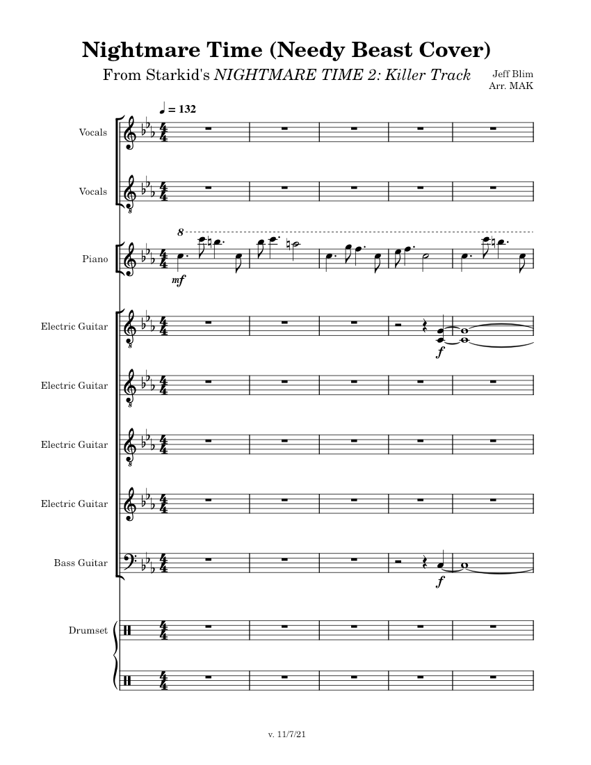 Nightmare Time (Needy Beast Cover) (from Starkid's Nightmare Time 2 ...