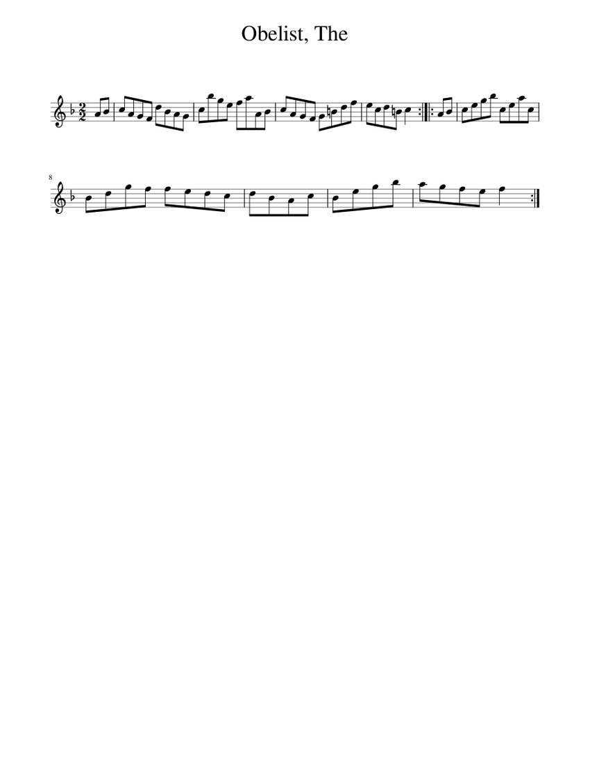 The Obelist Sheet music for Piano (Solo) | Musescore.com