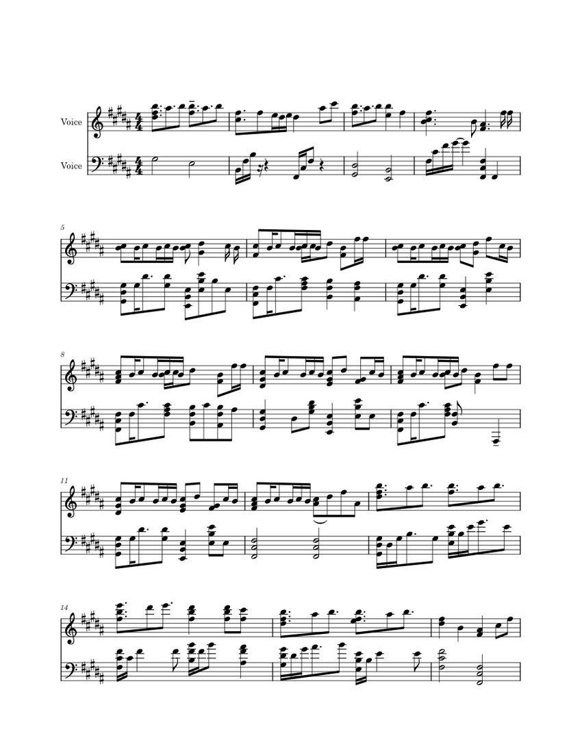 KKOP Sheet music for Vocals (Solo) | Musescore.com