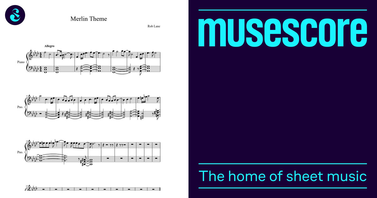 Merlin's Theme Sheet music for Piano (Solo) Easy | Musescore.com