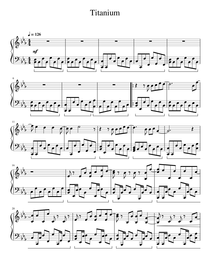 titanium musescore