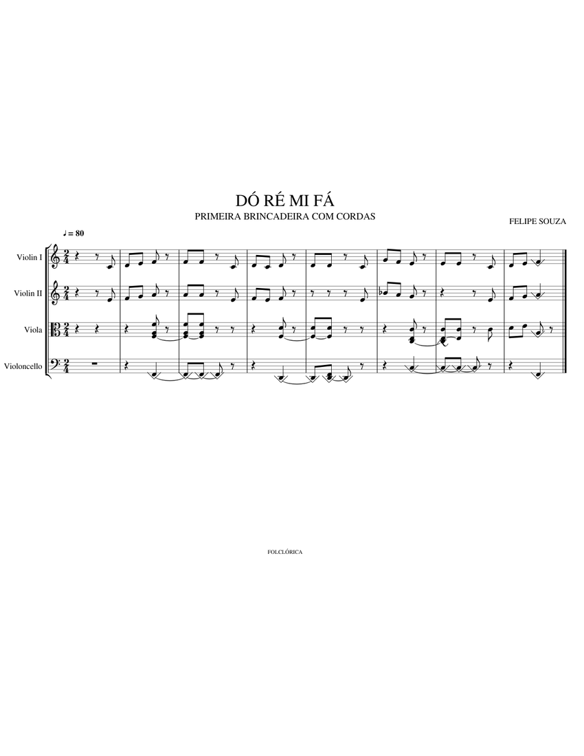 DÓ RÉ MI FÁ Sheet Music for Viola (Solo) | MuseScore.com