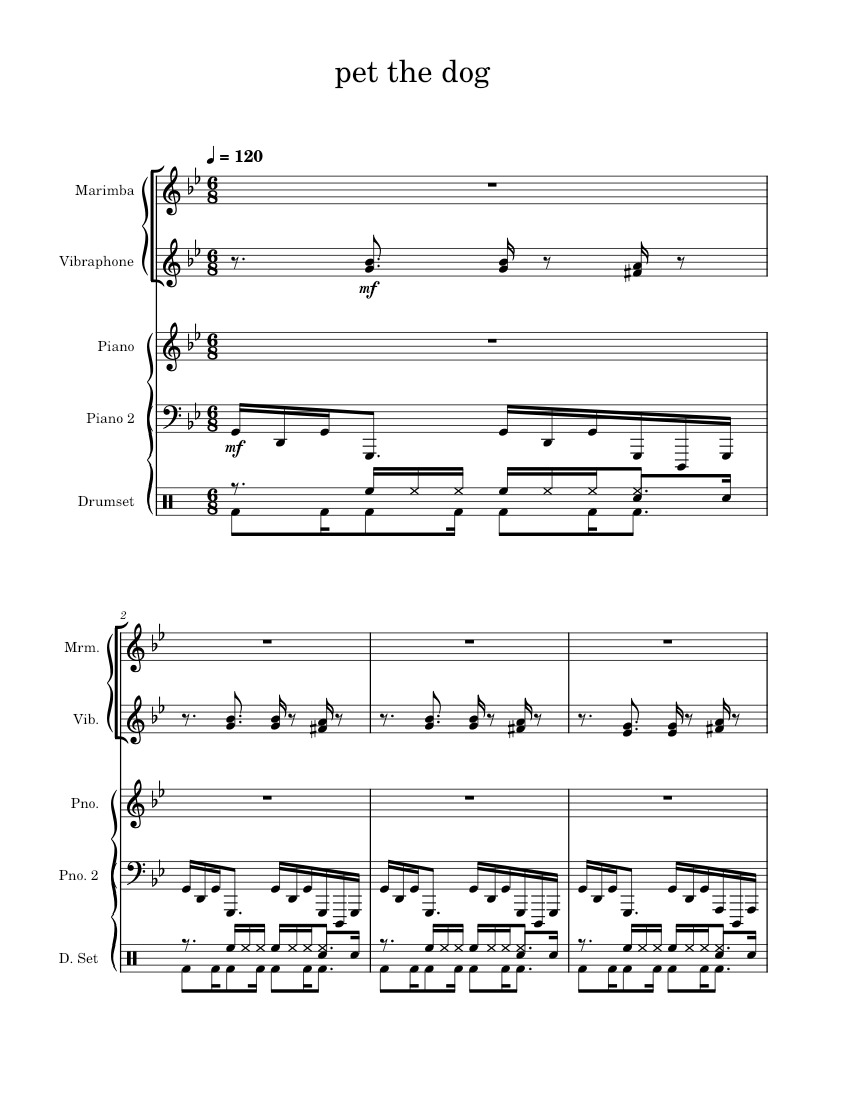 pet the dog - piano tutorial