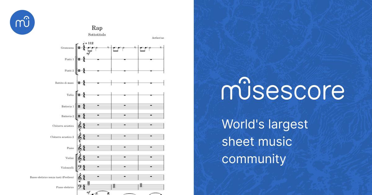 Rap Sheet music for Piano, Celesta, Guitar, Bass guitar & more ...