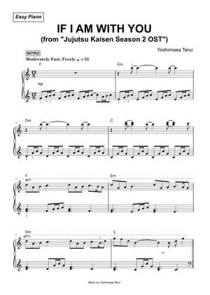 Play Official version of If I Am With You Sheet Music by Yoshimasa ...